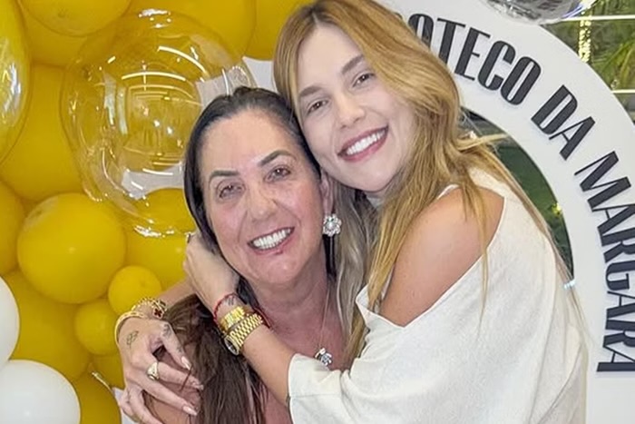 Virginia brinca com a mãe após ela sair para jantar com namorado ...