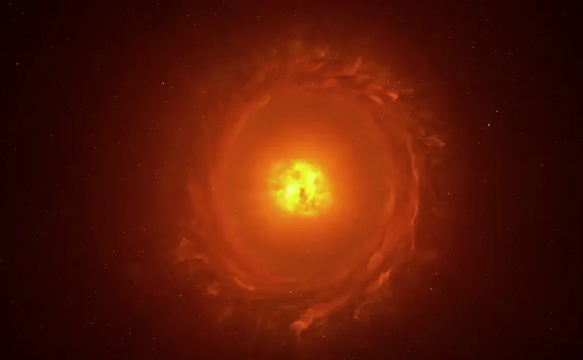 Estrela engolindo planeta é registrada pela primeira vez por telescópio ...