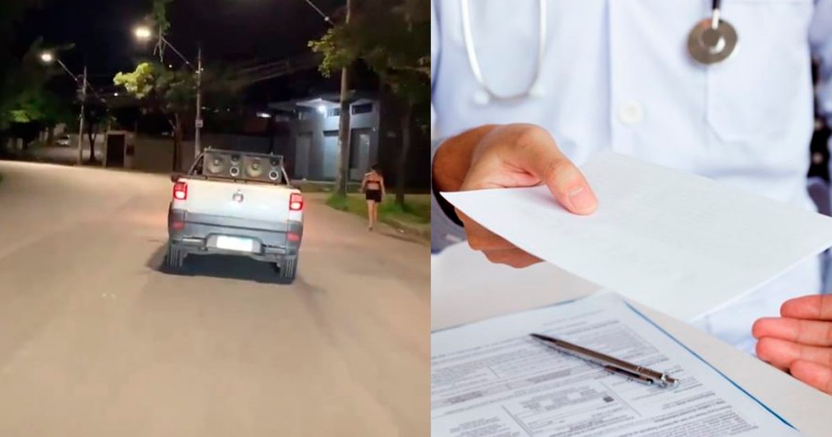 Carro é flagrado anunciando documentos médicos: 'olha o atestado ...