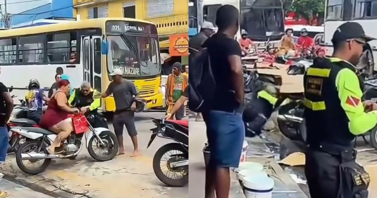 Vídeo: agente de trânsito tropeça e cai após ser impedido de remover ...