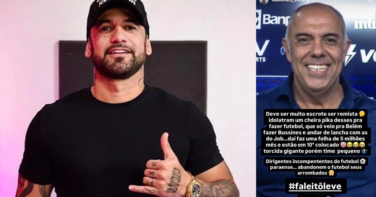 Ex-BBB Hadballa dispara contra Marcos Braz e critica gestão do Remo ...